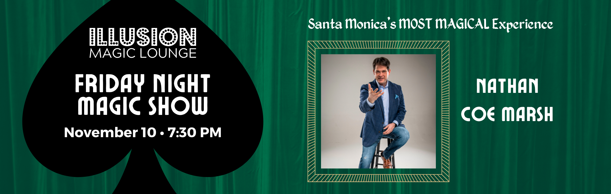 Nathan Coe Marsh – Magic by the Sea - Illusion Magic Lounge