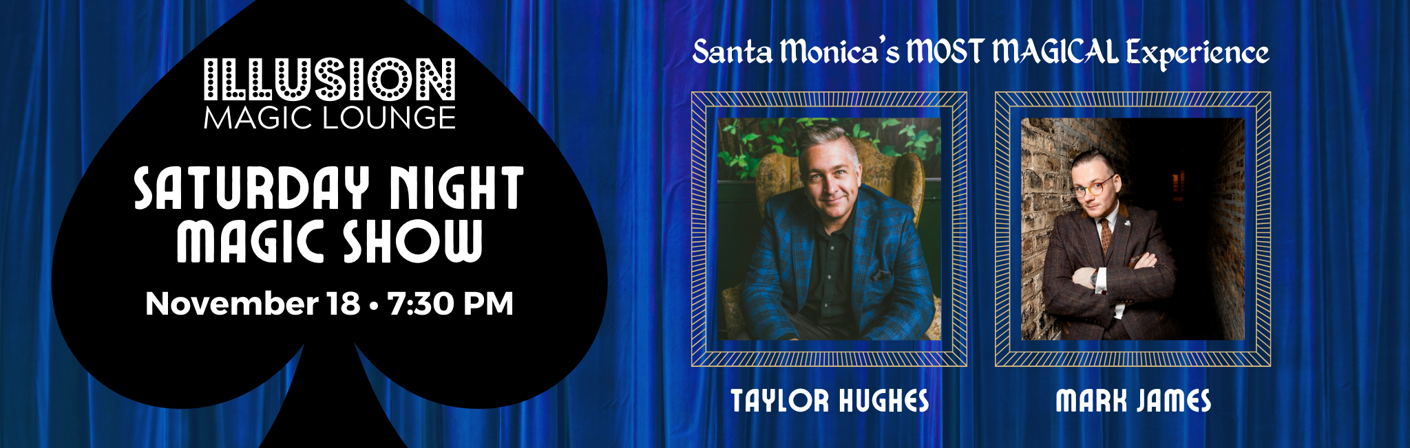 Taylor Hughes & Mark James – Magic by the Sea - Illusion Magic Lounge