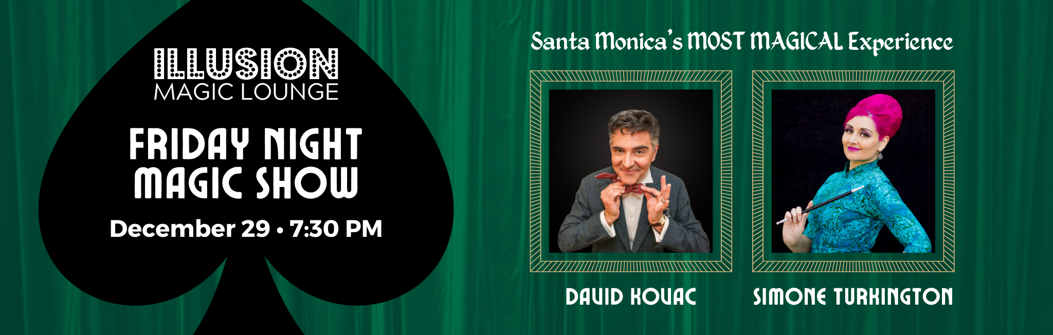 David Kovac & Simone Turkington – Magic by the Sea - Illusion Magic Lounge