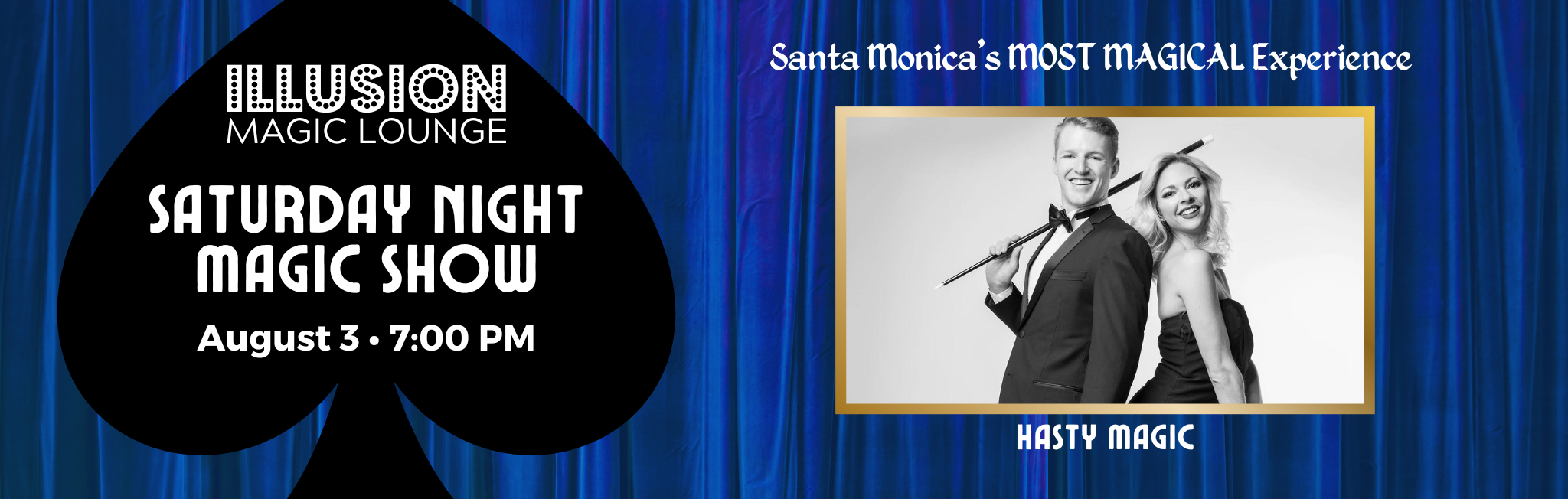 The Magicians | Kaileigh & Chase Hasty – Magic by the Sea - Illusion Magic Lounge